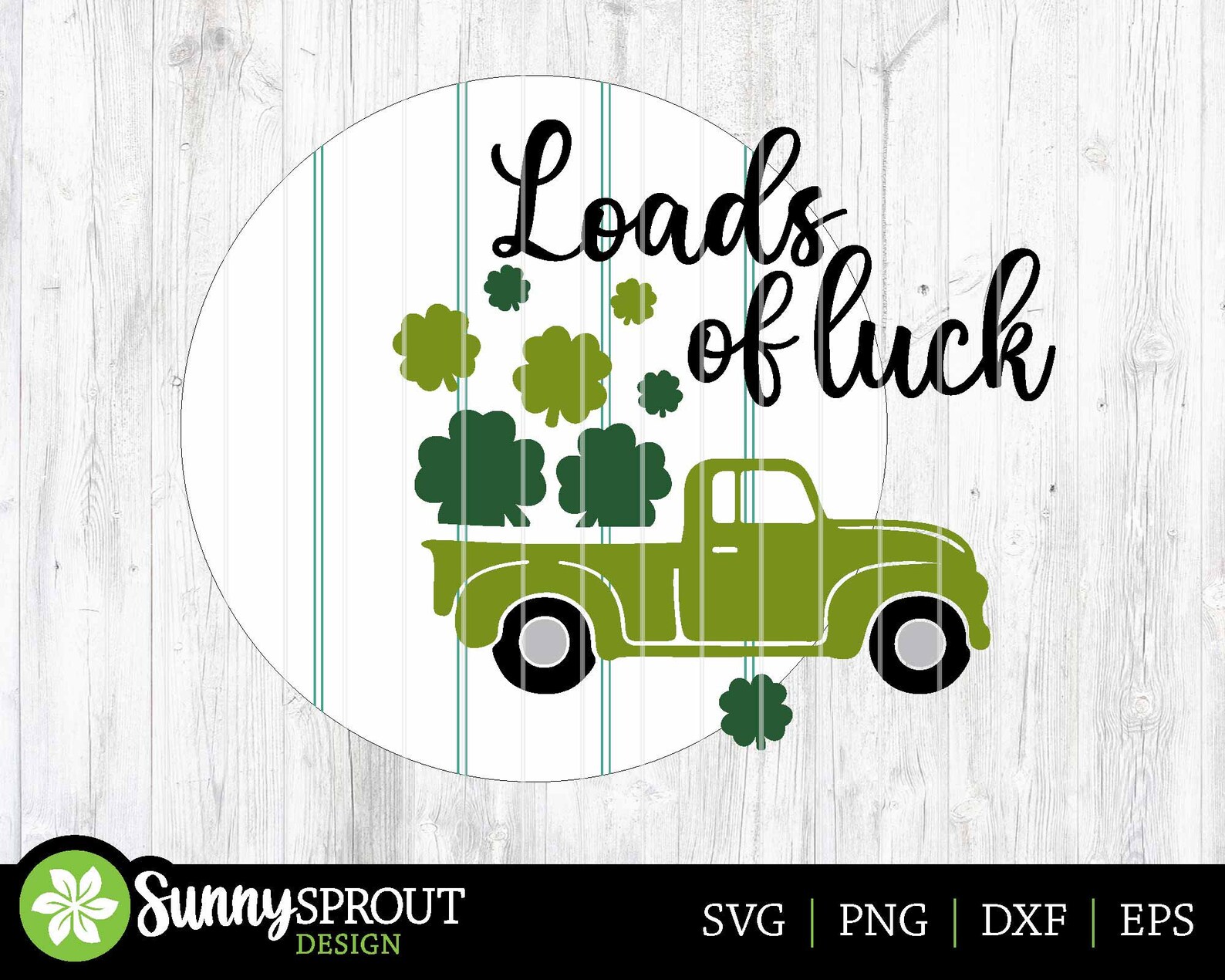Loads of Luck Truck Sign, Digital Download, SVG Laser Cut File, Cricut ...