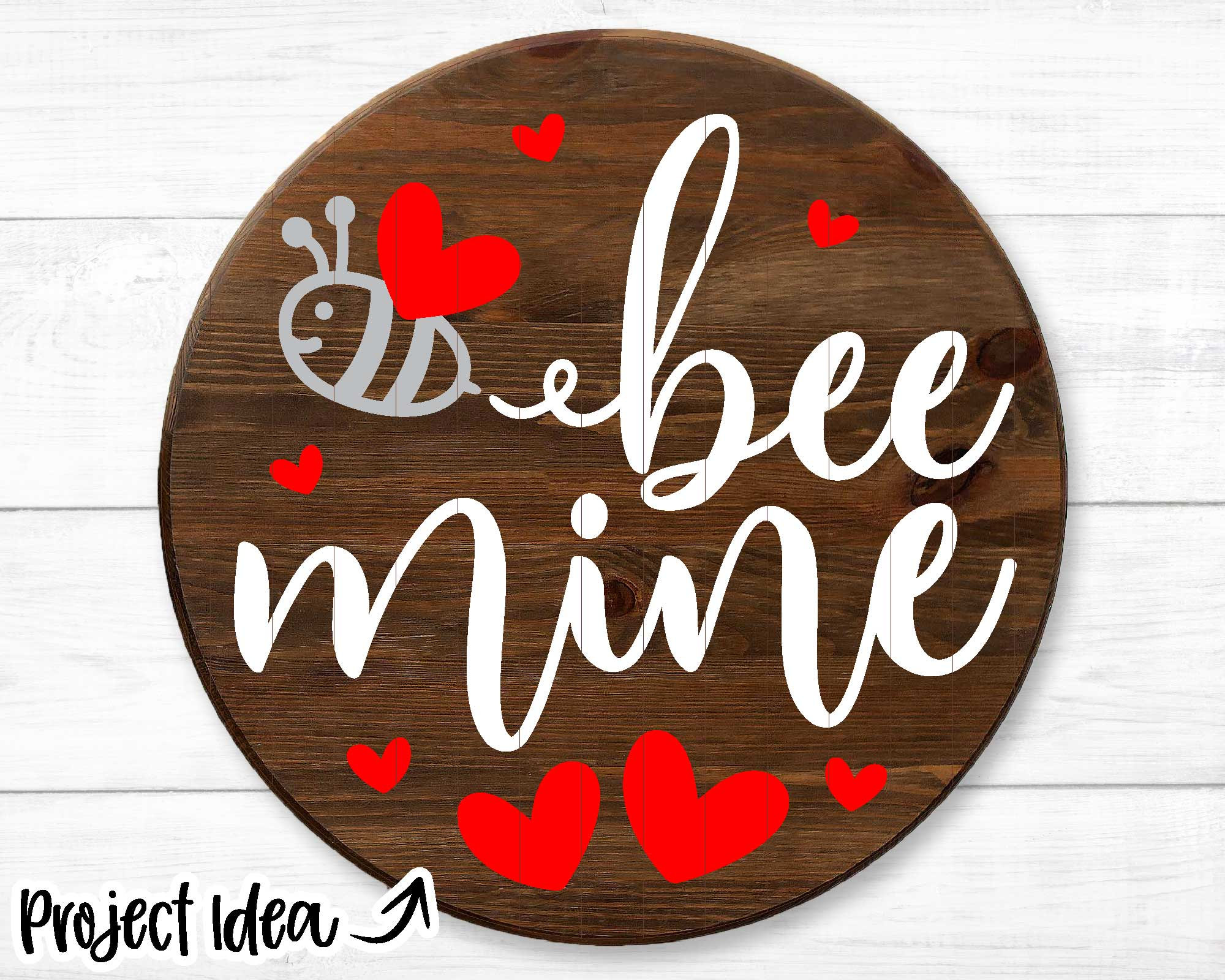 Bee Mine Heart Digital Download Print File Cricut | Etsy