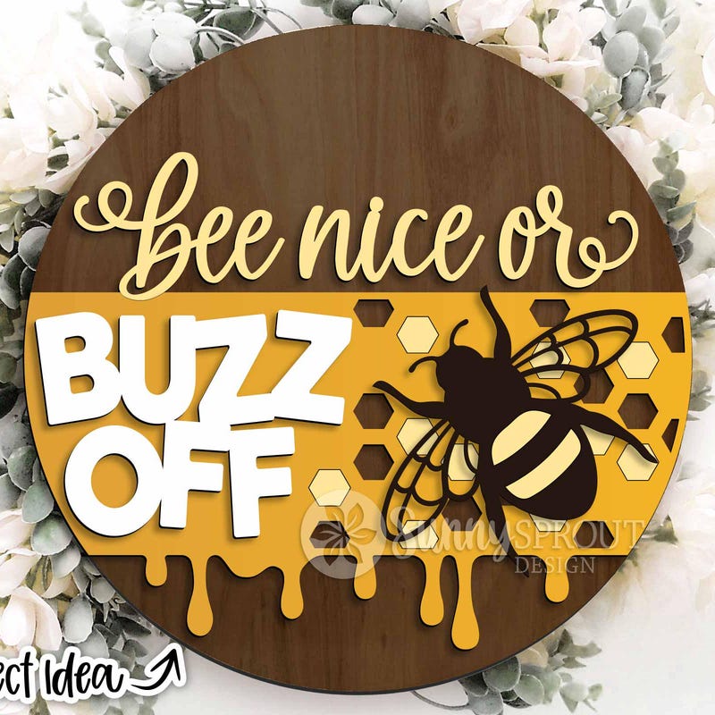 Bee Porch Sign - Etsy