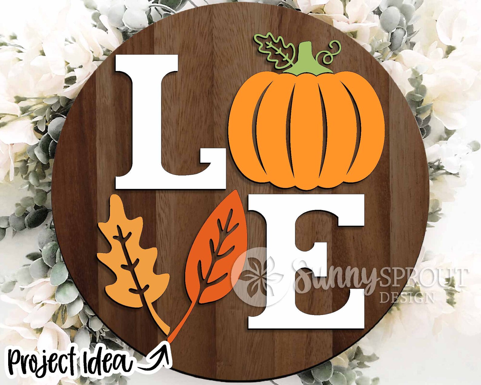 Fall Laser Sign Bundle Digital Download Round Door Hanger - Etsy