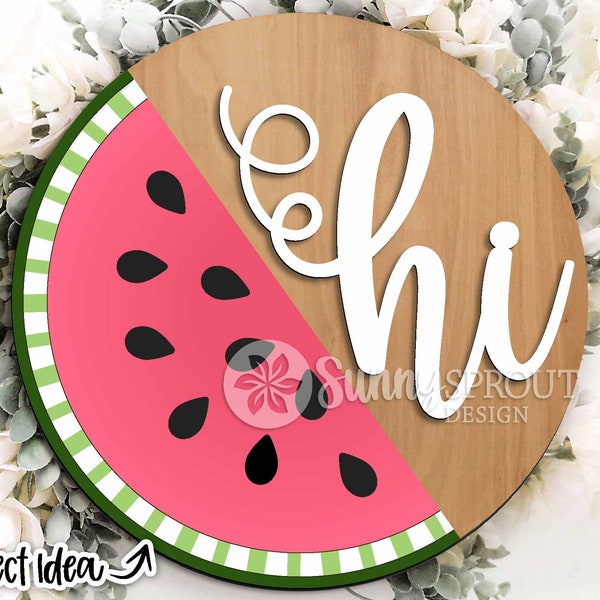 Watermelon Sign - Etsy