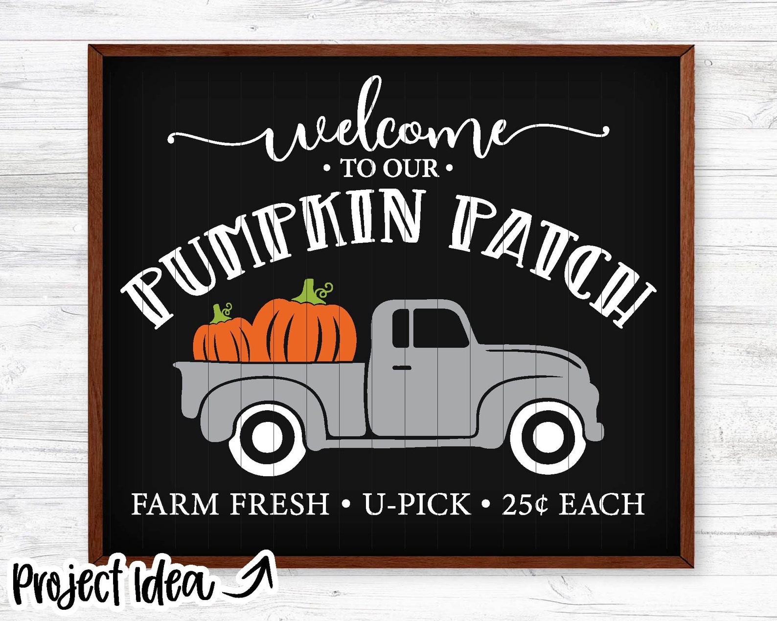DIGITAL Download | Welcome to Our Pumpkin Patch | Print File, Cricut ...