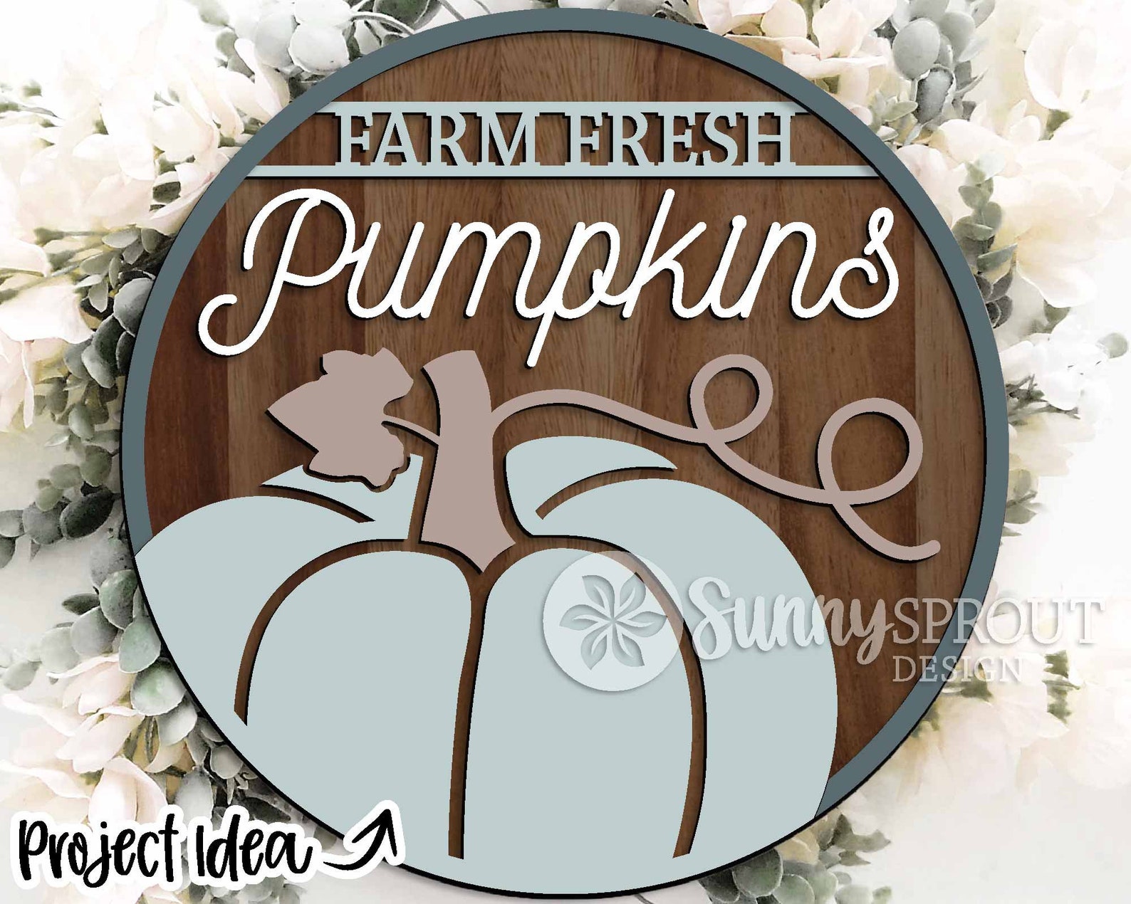Fall Laser Sign Bundle Digital Download Round Door Hanger - Etsy