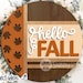 Fall Laser Sign Bundle 2, Digital Download, Round Door Hanger ...