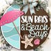 Sun Rays & Beach Days Sign, Digital Download, SVG Laser Cut File ...