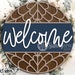 Welcome Boho Pattern Sign, Digital Download, Round Door Hanger Svg ...