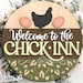 Welcome to the Chick Inn Sign, Digital Download, SVG Laser Cut File ...