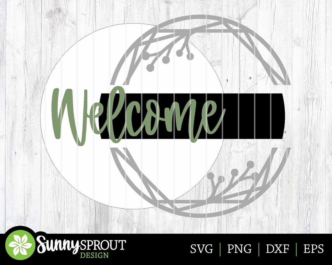 Geometric Hexagon Welcome Sign Digital Download Round Door - Etsy