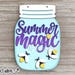 Summer Magic Firefly Mason Jar Sign, DIGITAL Download, Door Hanger Svg ...