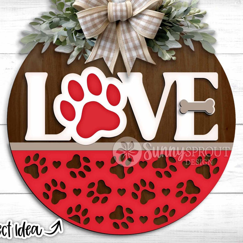 Round of a Paws Cards - Etsy