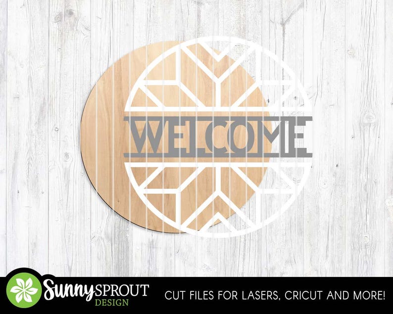 Barn Quilt Welcome Sign, Digital Download, SVG Laser Cut File, Cricut ...