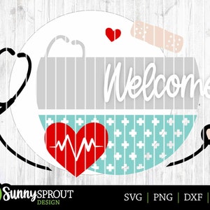 Nurse Office Welcome Sign, Digital Download, Glowforge Laser File ...