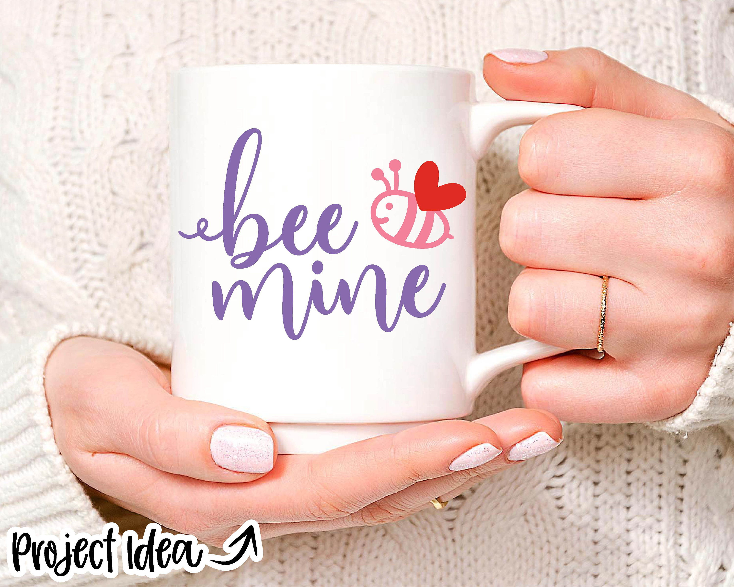 Bee Mine Heart Digital Download Print File Cricut | Etsy