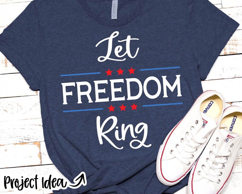 Let Freedom Ring Digital Download Print File Cricut | Etsy