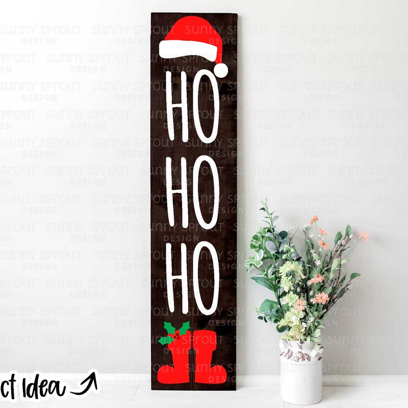Ho Ho Ho Porch Sign - Etsy