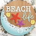 Beach Life Starfish Sign, Digital Download, SVG Laser Cut File, Cricut ...