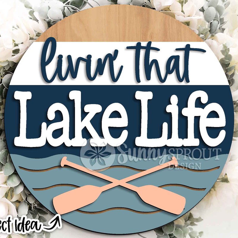 Livin' the Lake Life - Etsy