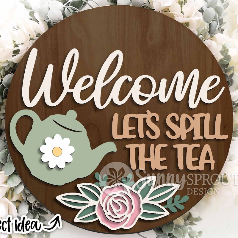 Tea Sign - Etsy
