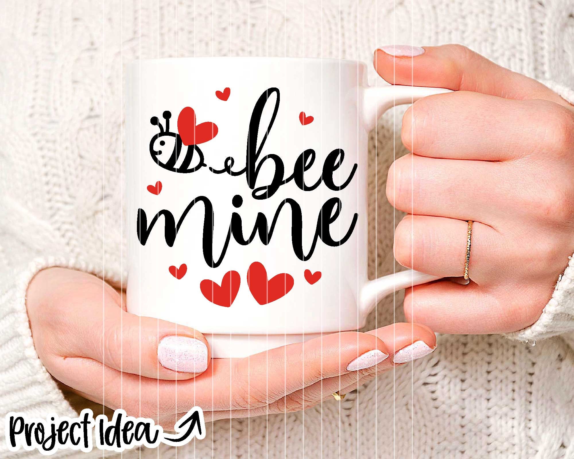 Bee Mine Heart Digital Download Print File Cricut | Etsy