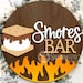 S'mores Bar Campfire Sign Digital Download Glowforge - Etsy