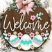 Welcome Easter Egg Flower Sign, Digital Download, SVG Laser Cut File ...