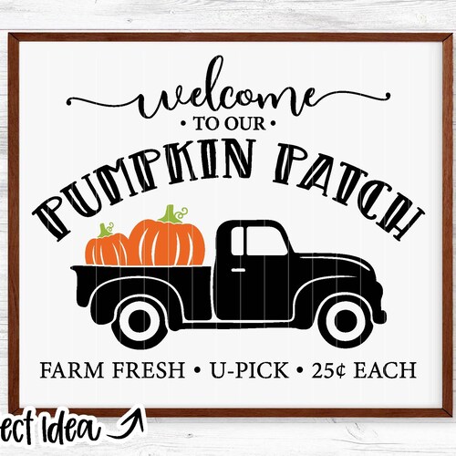 DIGITAL Download Welcome to Our Pumpkin Patch Print File - Etsy