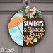 Sun Rays & Beach Days Sign, Digital Download, SVG Laser Cut File ...