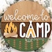 Welcome to Camp Sign, Digital Download, SVG Laser Cut File, Cricut ...
