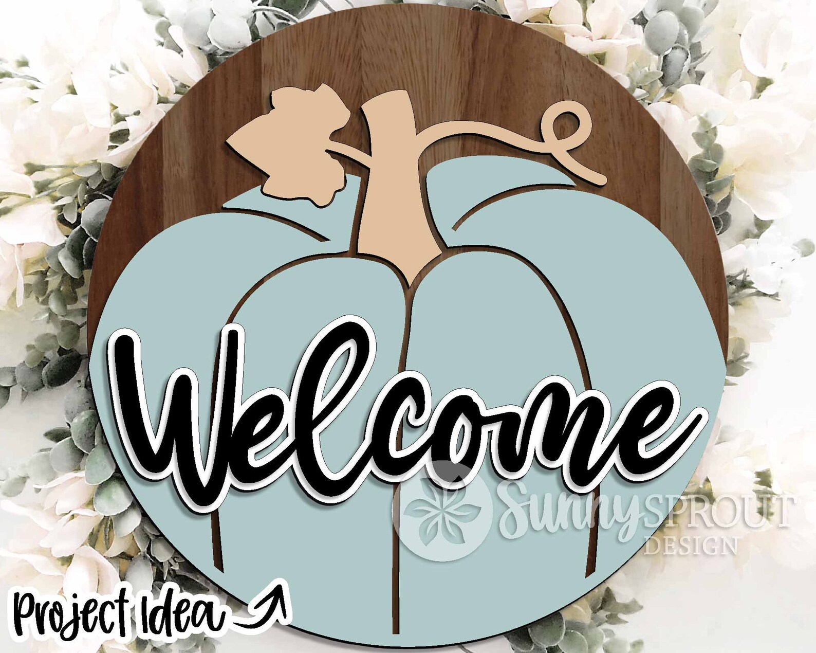 Fall Laser Sign Bundle, Digital Download, Round Door Hanger, Glowforge ...