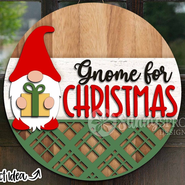 Christmas Gnome Sign - Etsy
