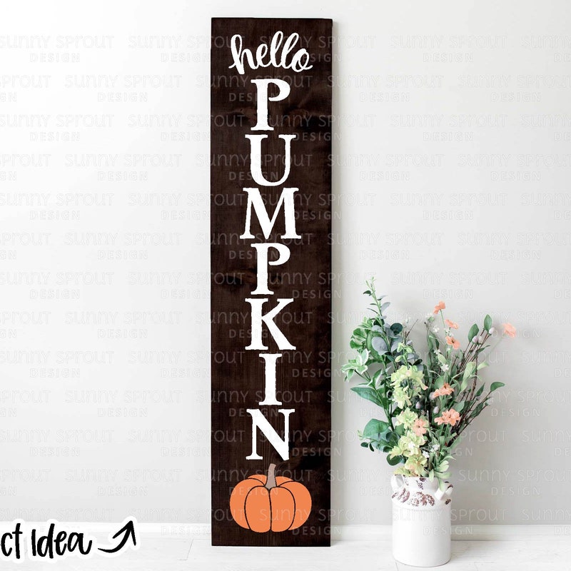 Hello Pumpkin Sign - Etsy