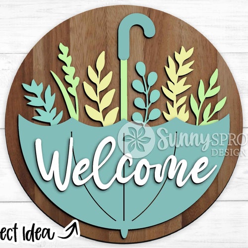 Door Hanger Svg Bundle Laser Cut File For Glowforge Cricut Etsy