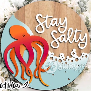 Beach Theme Sign Bundle 2, Digital Download, Round Door Hanger Svg ...