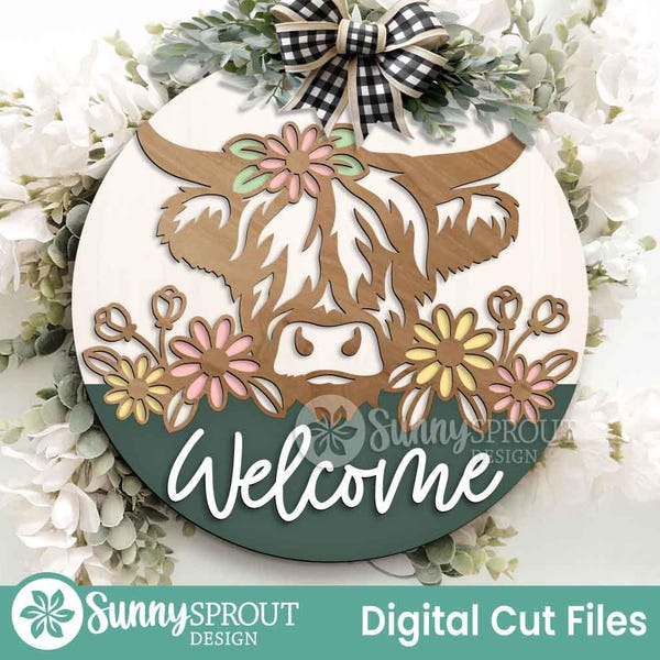 Cow Sign for Door Svg - Etsy UK