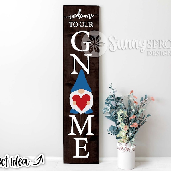 Gnome Welcome Sign - Etsy