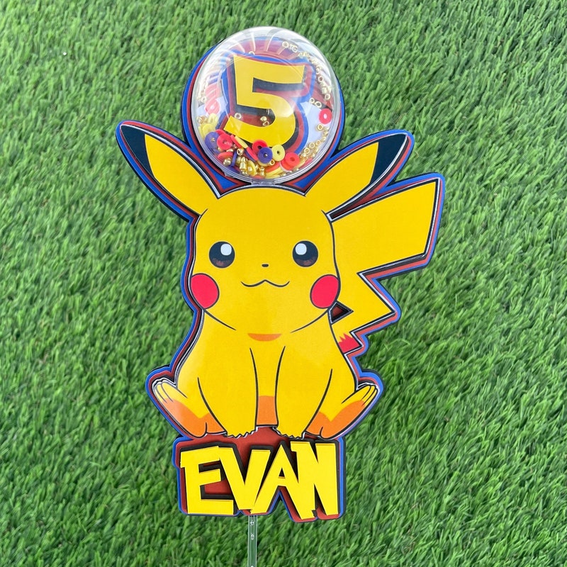 Pikachu Cake Topper - Etsy