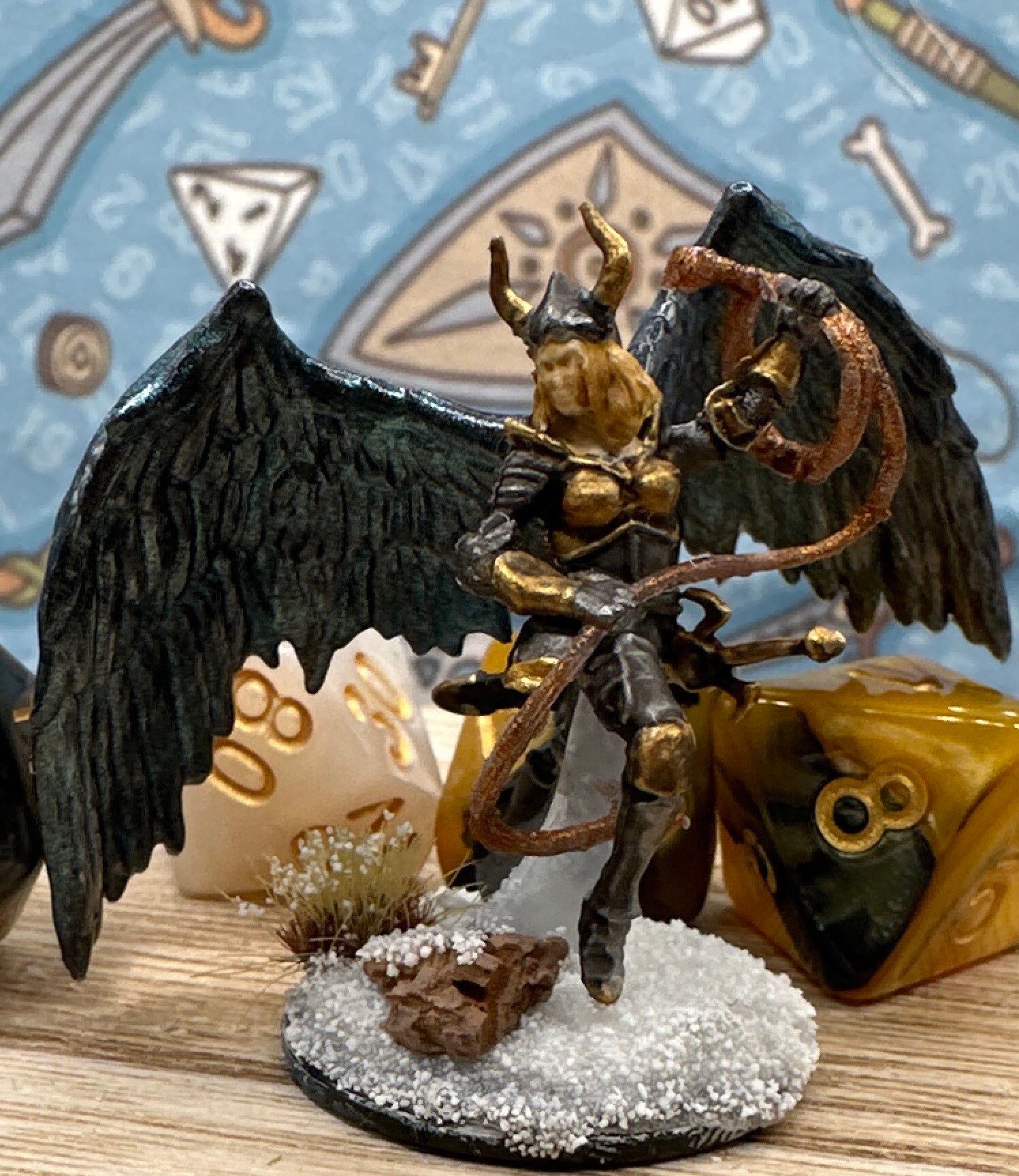 Dungeons and Dragons Miniature Female Celestial Cleric, Sorcerer ...