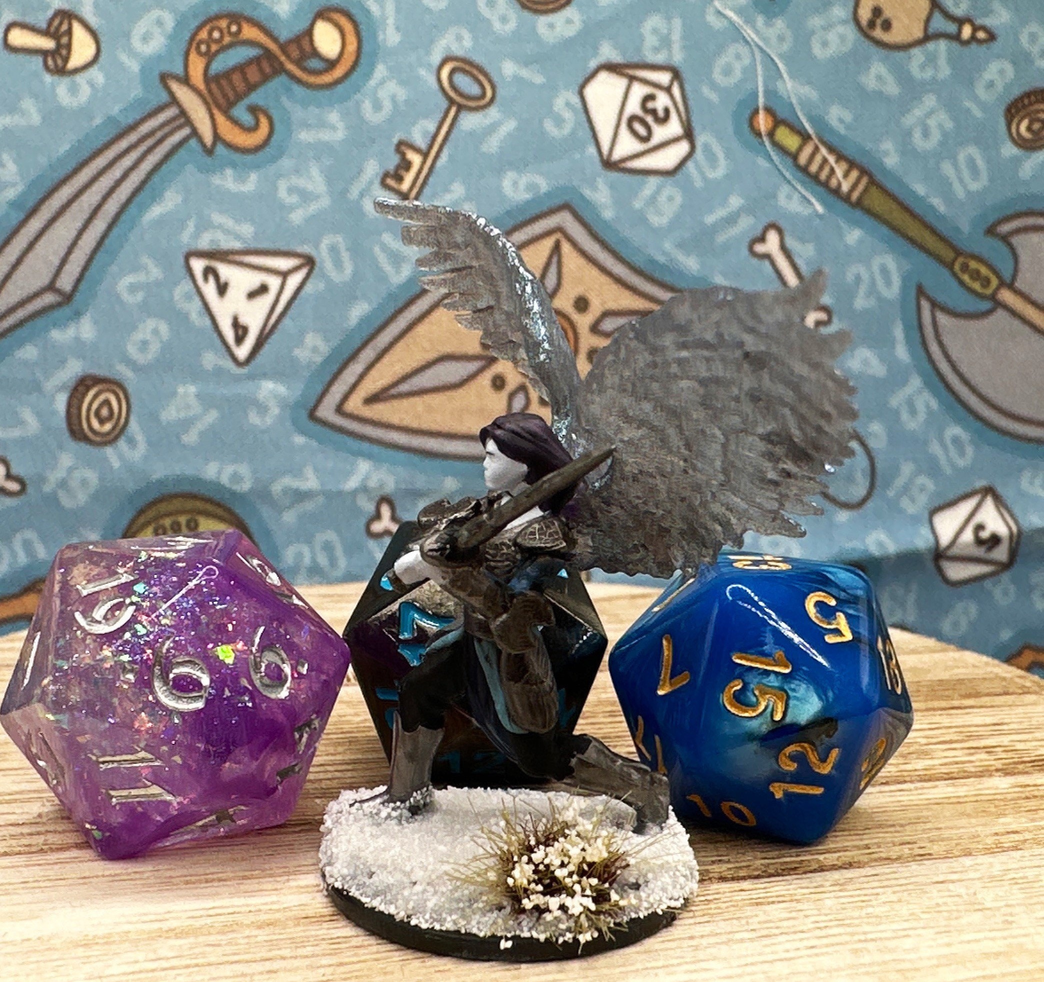 Dungeons and Dragons Miniature Female Celestial Cleric, Sorcerer ...