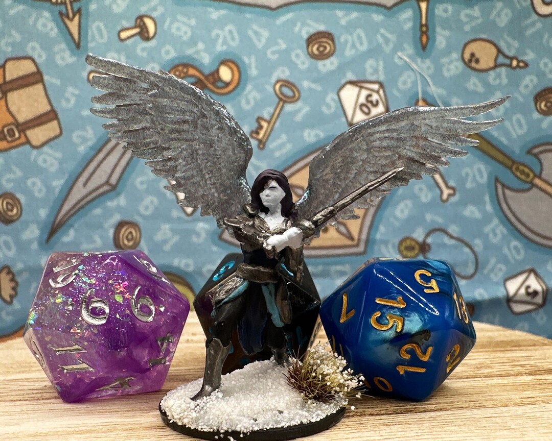 Dungeons and Dragons Miniature Female Celestial Cleric, Sorcerer ...