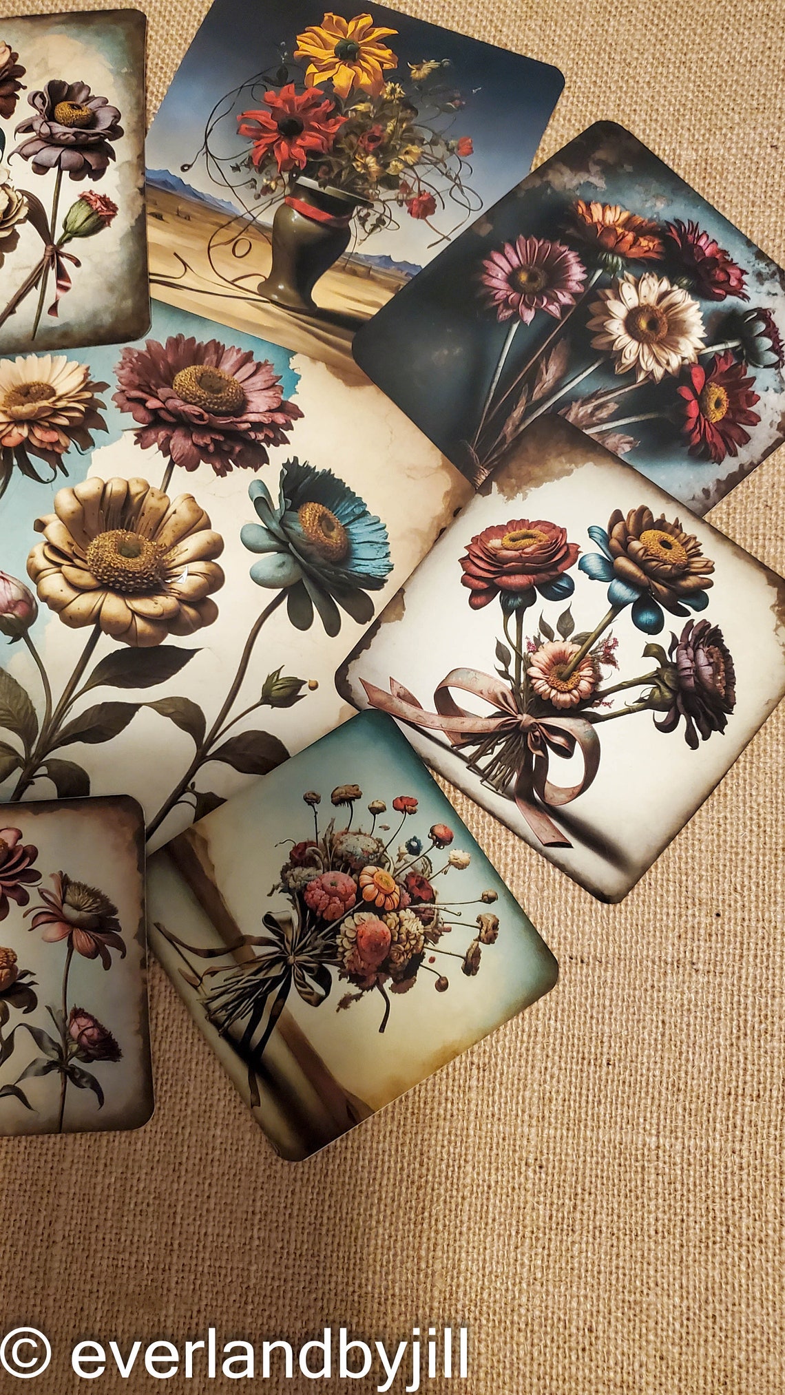 Flower Ephemera Digital Bundle - Etsy