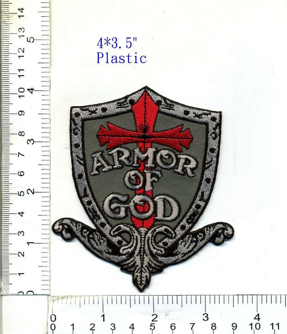 ARMOR OF GOD Embroidered Patch Religion Biker Religious | Etsy
