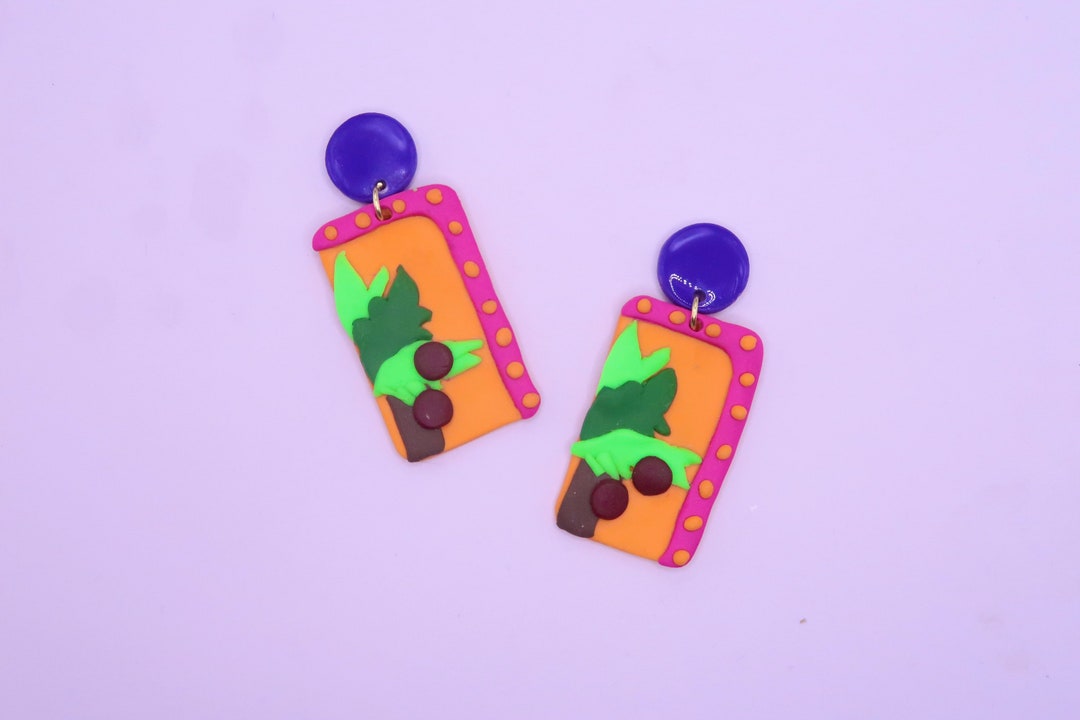 BACK TO SCHOOL | Chicka Chicka Boom Boom | Teacher Clay Earrings - Etsy
