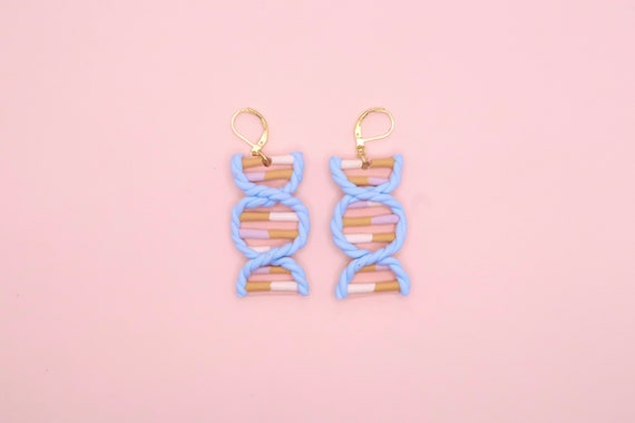 BACK TO SCHOOL Double Helix Dna Science Teacher Clay - Etsy