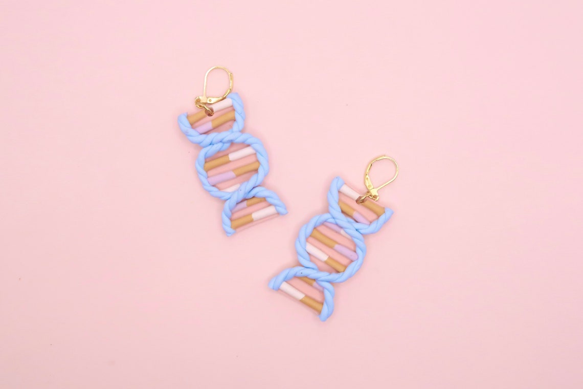 BACK TO SCHOOL Double Helix Dna Science Teacher Clay - Etsy