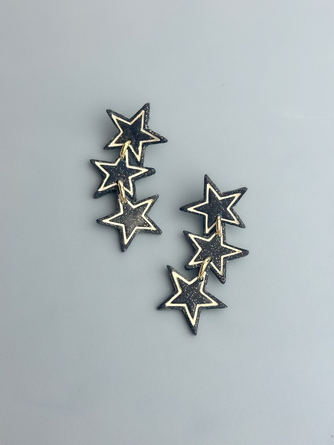 COWBOYS | Dallas Cowboys Star Polymer Clay Dangle Game Day Earrings - Etsy