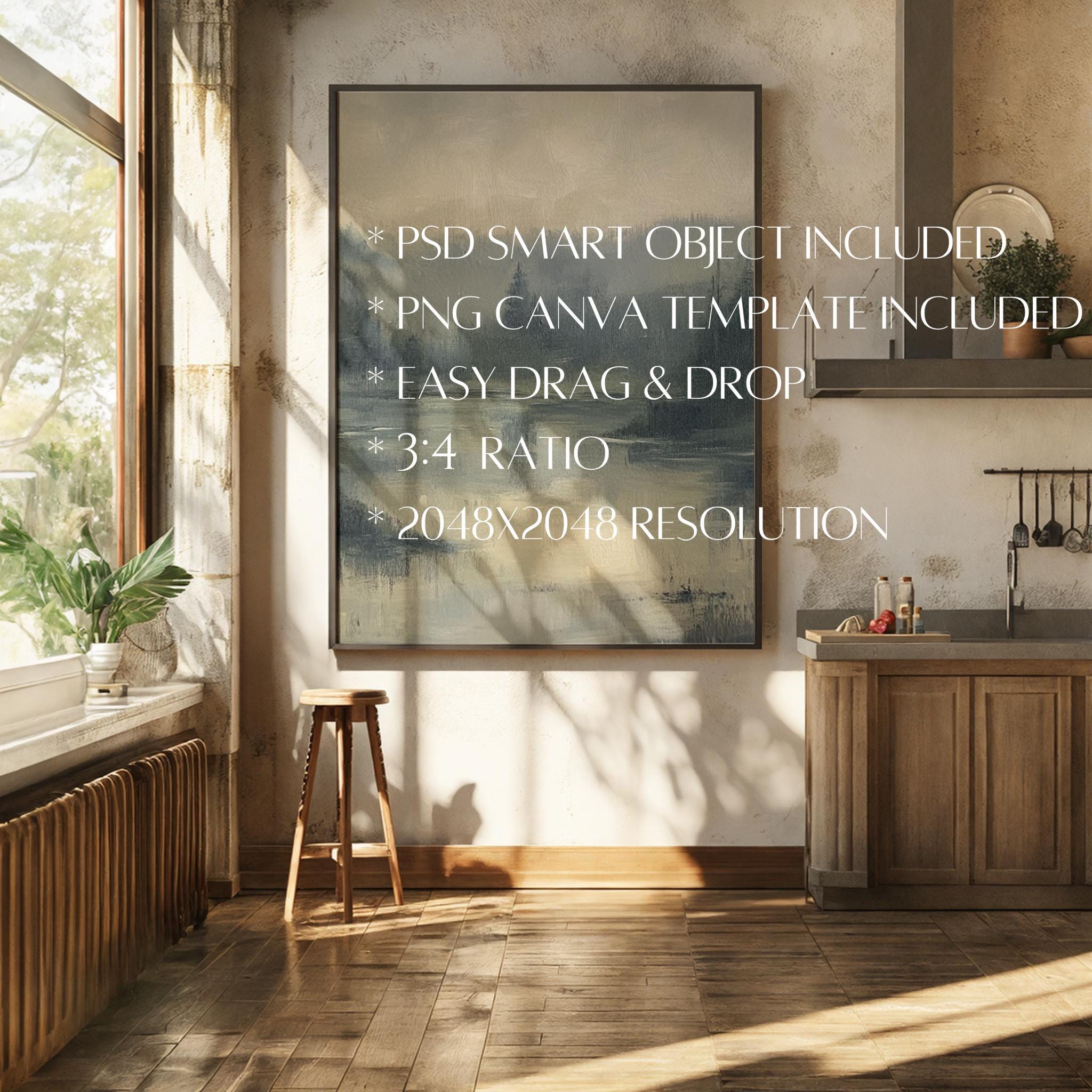 3:4 Frame Canva PSD Mockup Template, Buy5get50%off Bundle Sale Poster ...