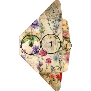 Envelope Canva Frame Template, Drag & Drop Printable Junk Journal ...