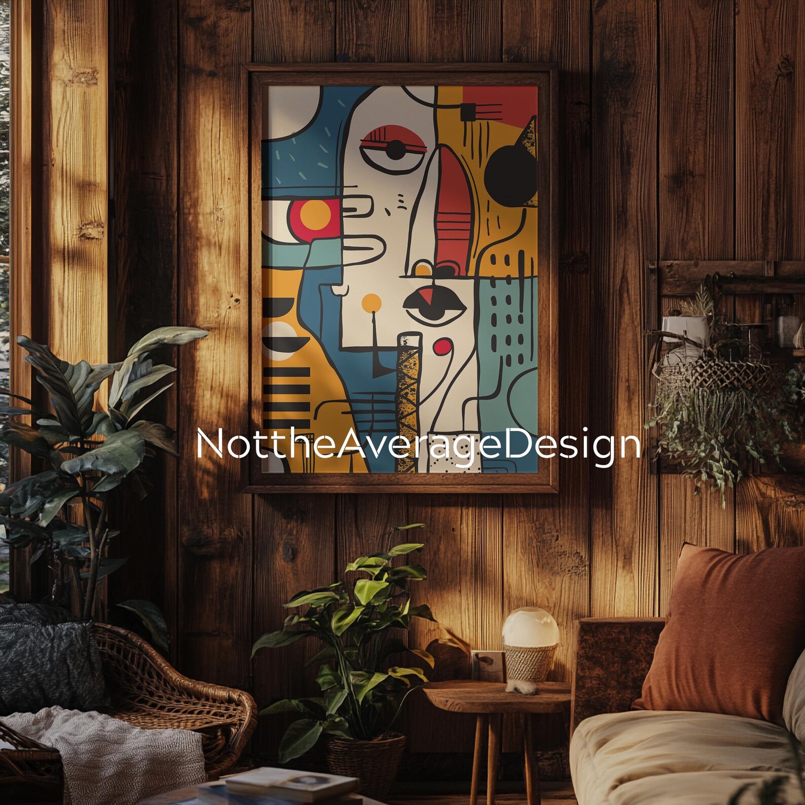 5x7 Frame Canva PSD Mockup Template, Poster Wall Art Photo Painting ...