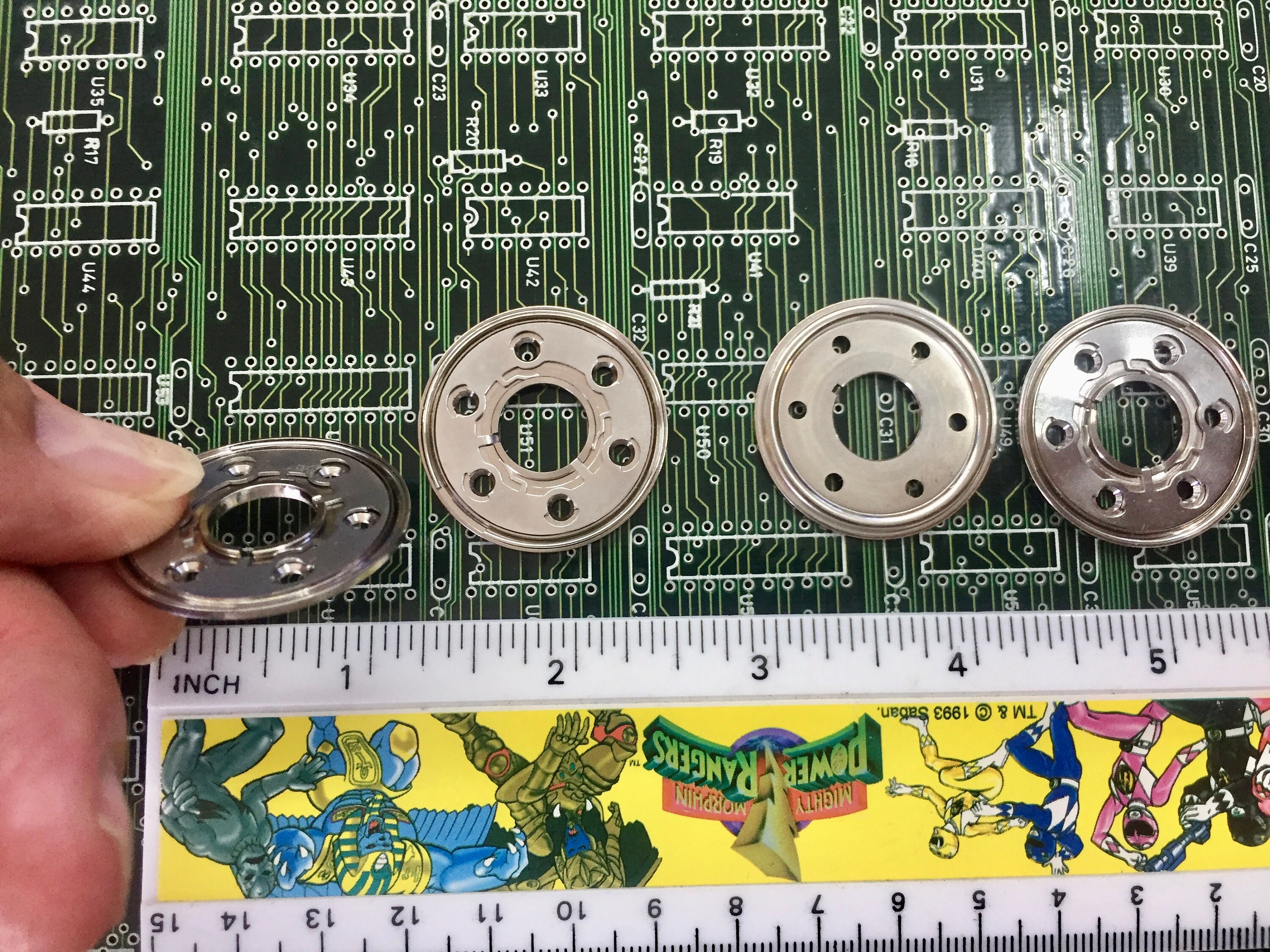 4 Thin Aluminium Hard Drive Rings - Jewelry - Crafts - Technology ...