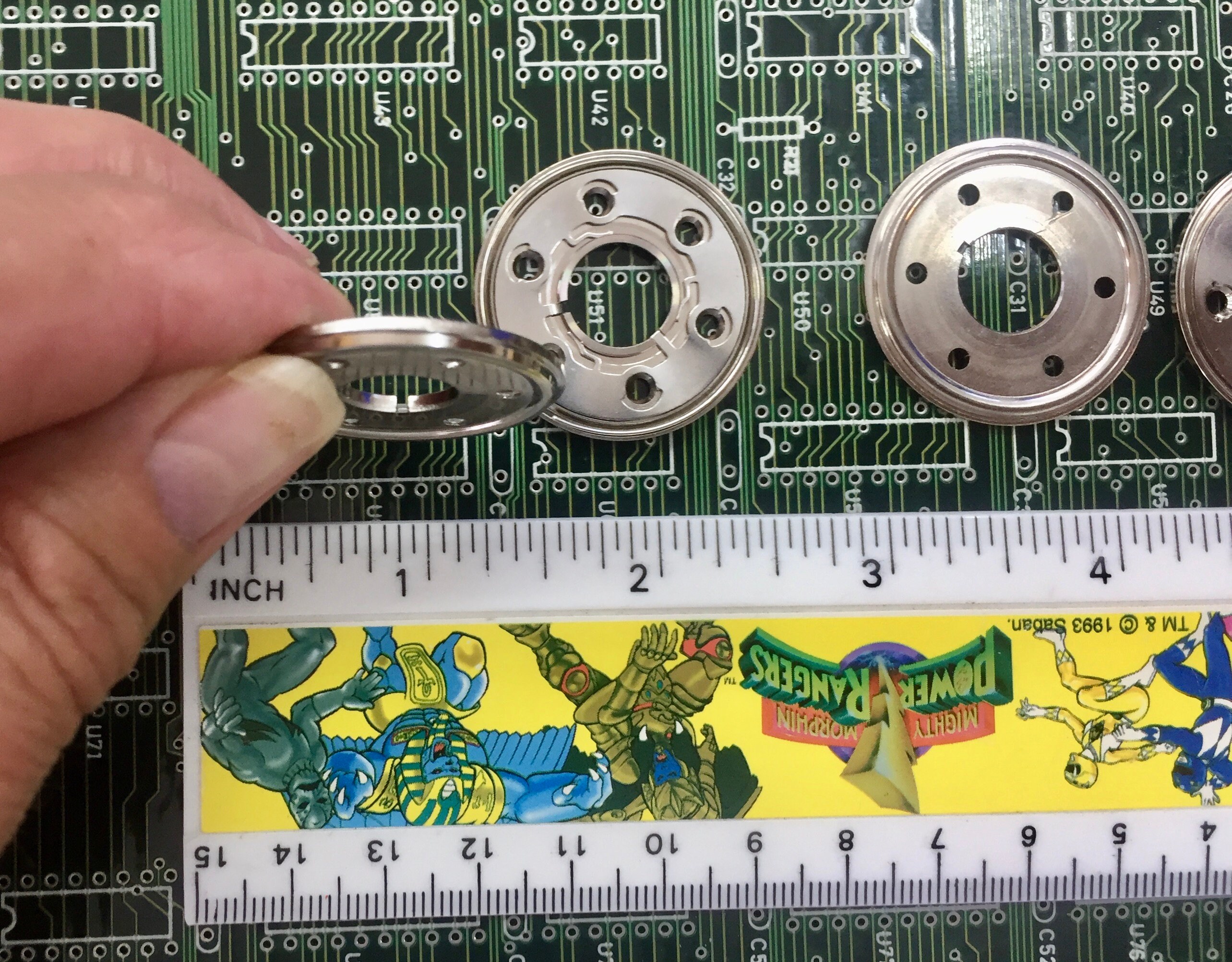 4 Thin Aluminium Hard Drive Rings - Jewelry - Crafts - Technology ...